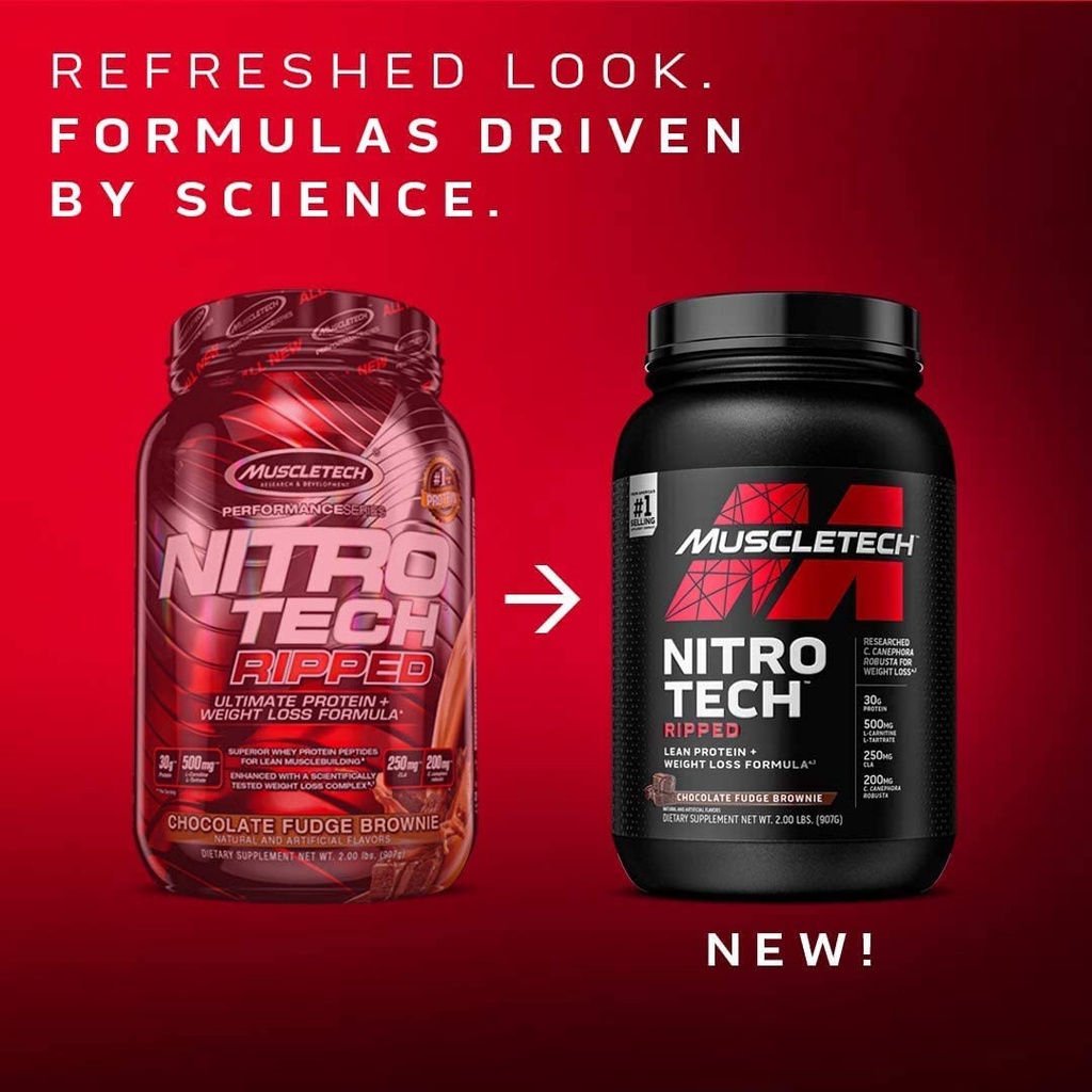 NITROTECH RIPPED (2 lbs) - 21 servings