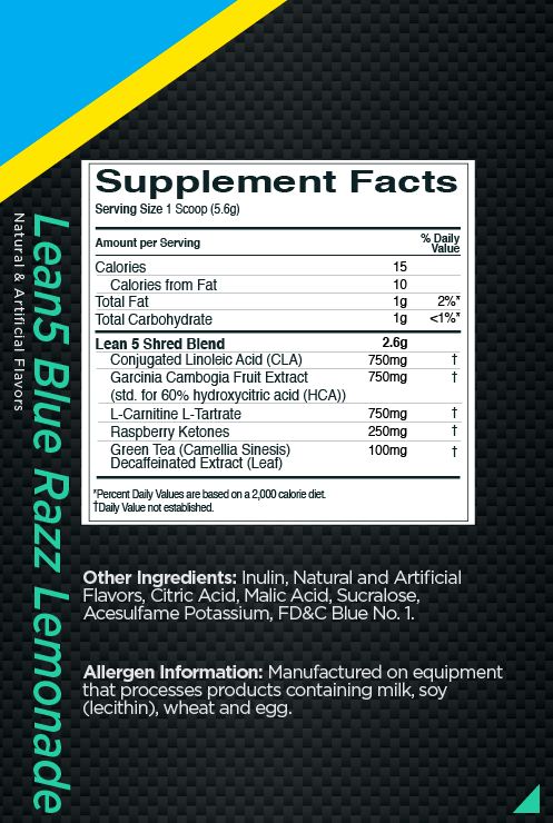 R1 LEAN 5 (336 grams) - 60 servings